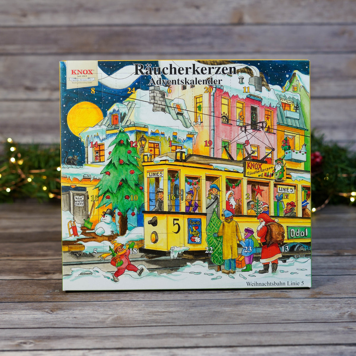 Knox Advent Calendar Incense Cones - German Christmas Decor – Seiffen Haus