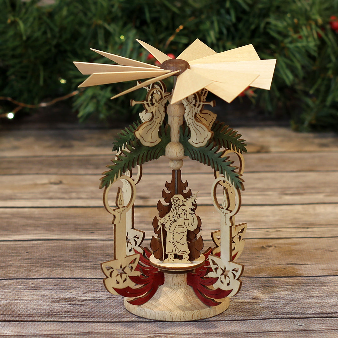 Handmade Santa Table Top Decoration - 11.5 cm/4.5 in – Seiffen Haus