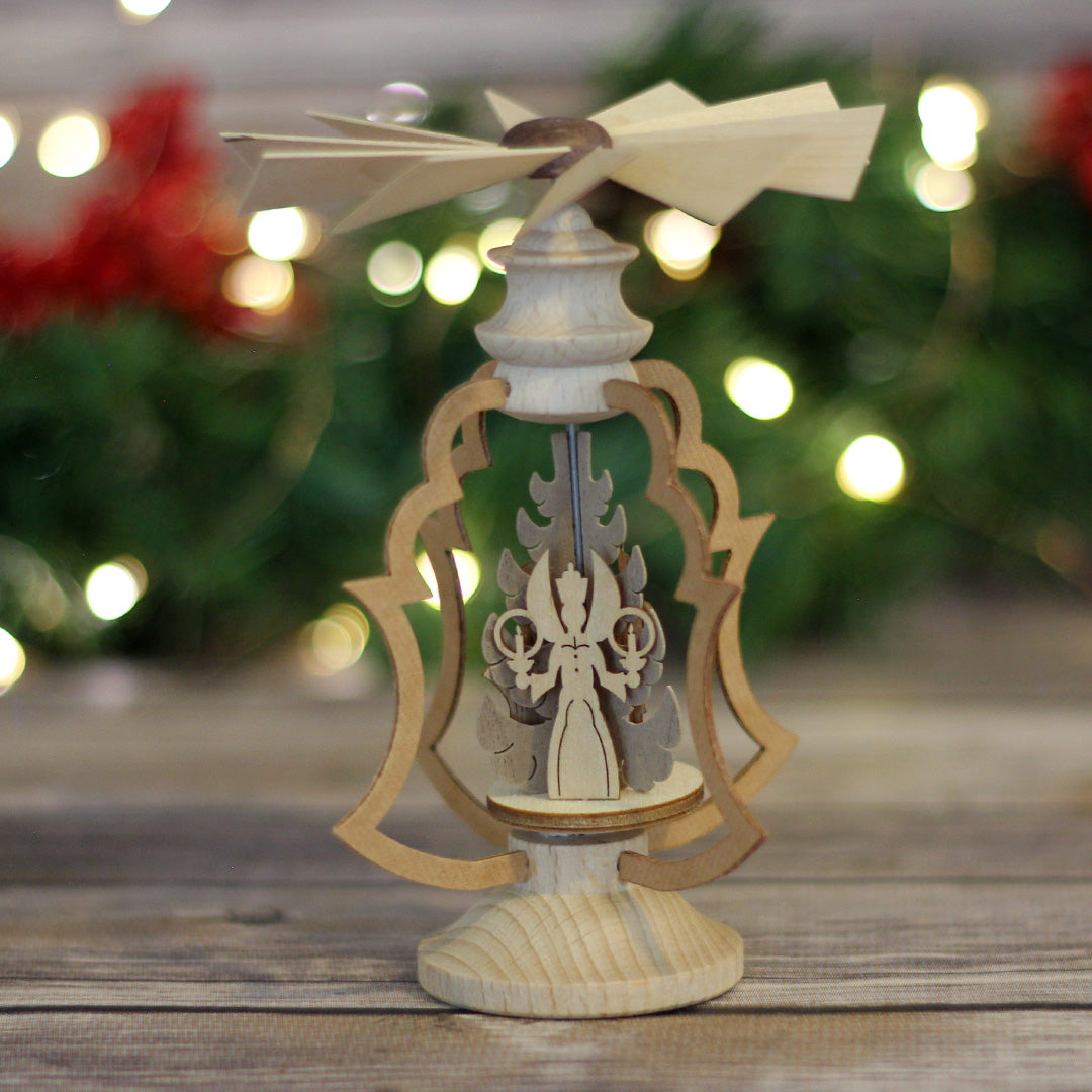 Authentic German Miner Spinning Ornament 7.5x11 cm – Seiffen Haus