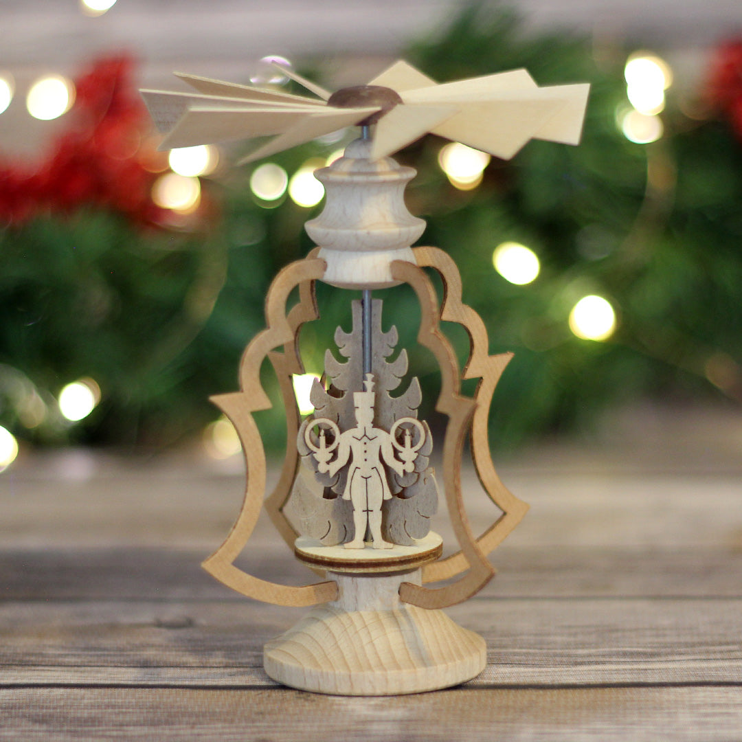 Authentic German Miner Spinning Ornament 7.5x11 cm – Seiffen Haus